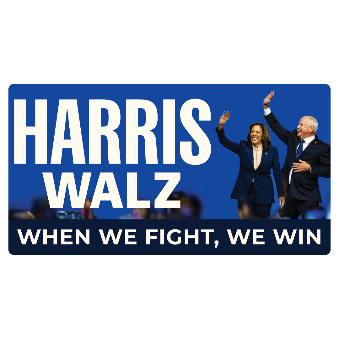 Harris Walz 4×8 Street Sign 17 – VoterBiz Signs